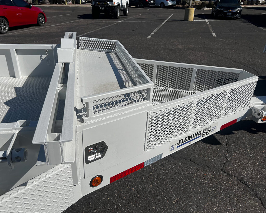 Dual Axle, 21', Tag-Along Work Trailer - Fleming Trailers