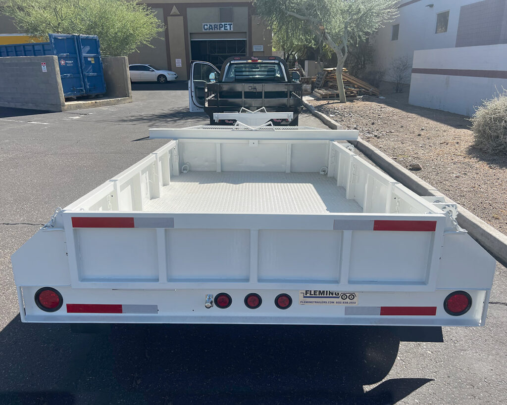 Dual Axle, 21', Tag-Along Work Trailer - Fleming Trailers