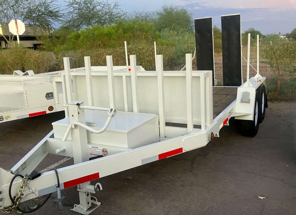 Fleming Dual Axle, Tag-Along Equipment Trailer - Fleming Trailers