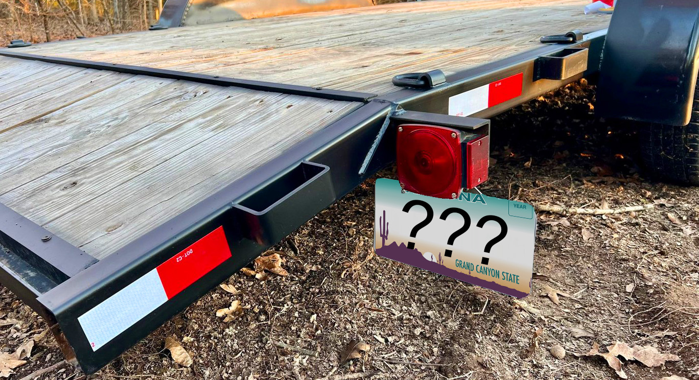 Do Trailers Need License Plates in Arizona? Trailer Registration Laws ...